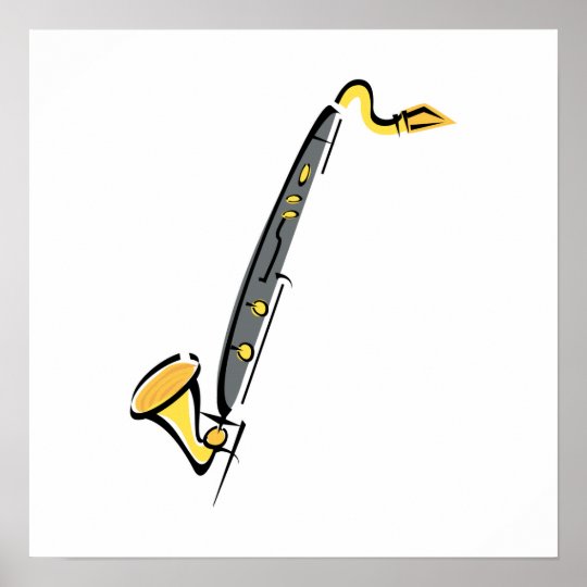 Bass Clarinet Poster | Zazzle.com