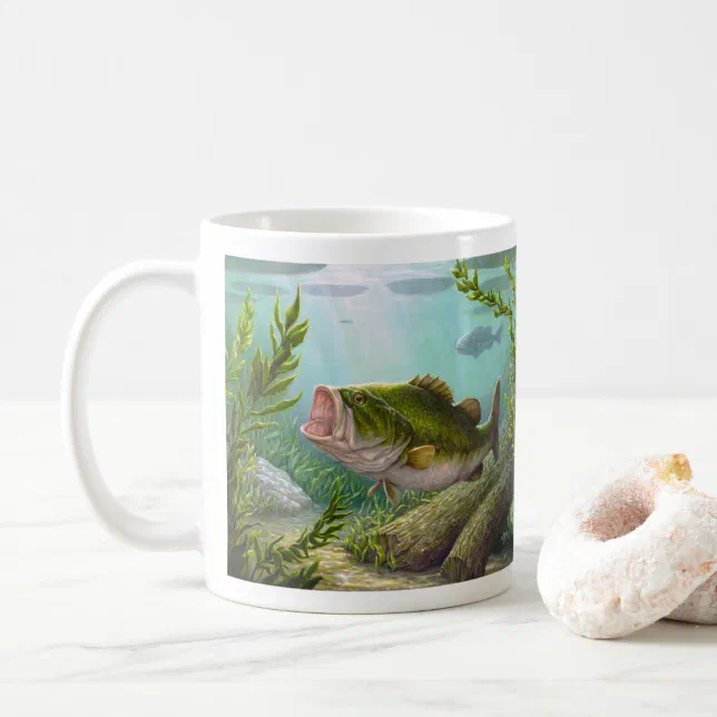 Bass Fish Coffee Mug | Zazzle
