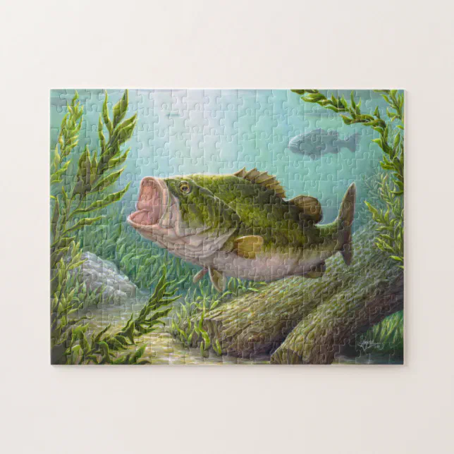 Bass Fish Jigsaw Puzzle | Zazzle