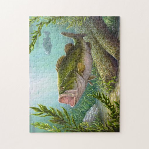 Bass Fish Jigsaw Puzzle | Zazzle