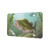 Bass Fish License Plate | Zazzle