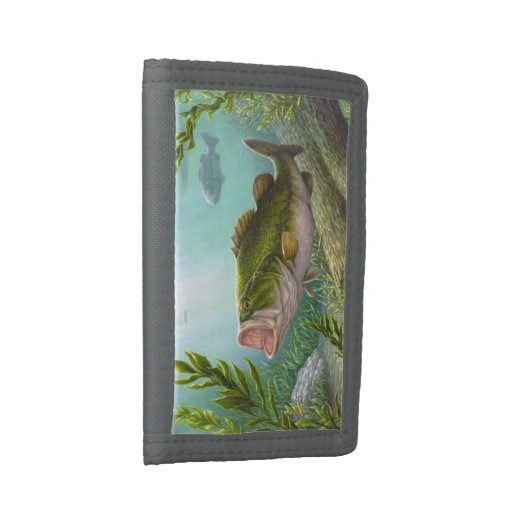 Bass Fish Trifold Wallet | Zazzle