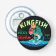 Bass Fish Wearing a Crown on a Black Background Bottle Opener | Zazzle