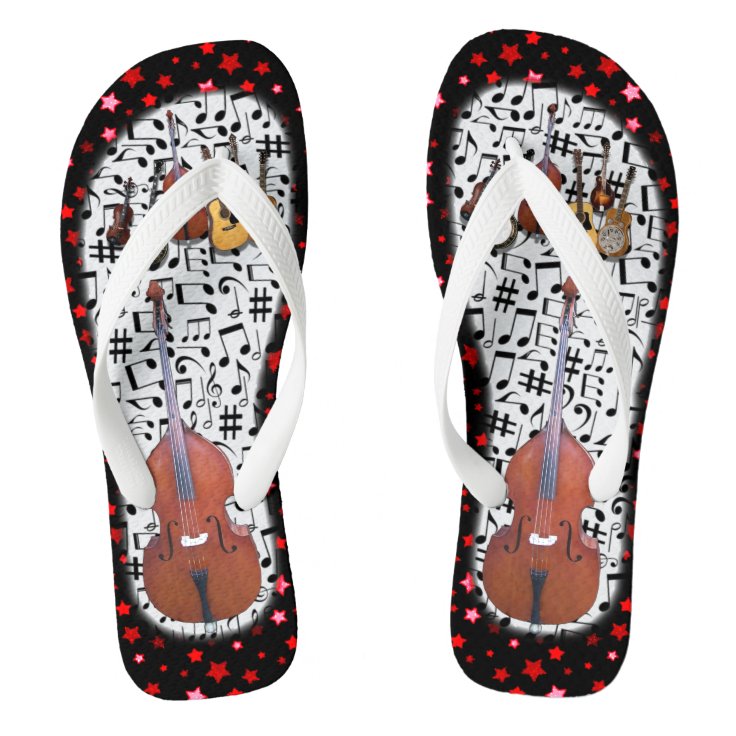 BASS FLIP FLOPS | Zazzle