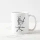 Bass Goddess Stick Figure Female Bass Player Coffee Mug | Zazzle
