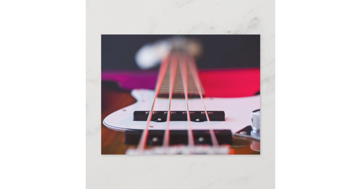 Bass Guitar 3 Postcard | Zazzle