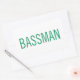 Bass Guitar Bassman Rectangular Sticker | Zazzle