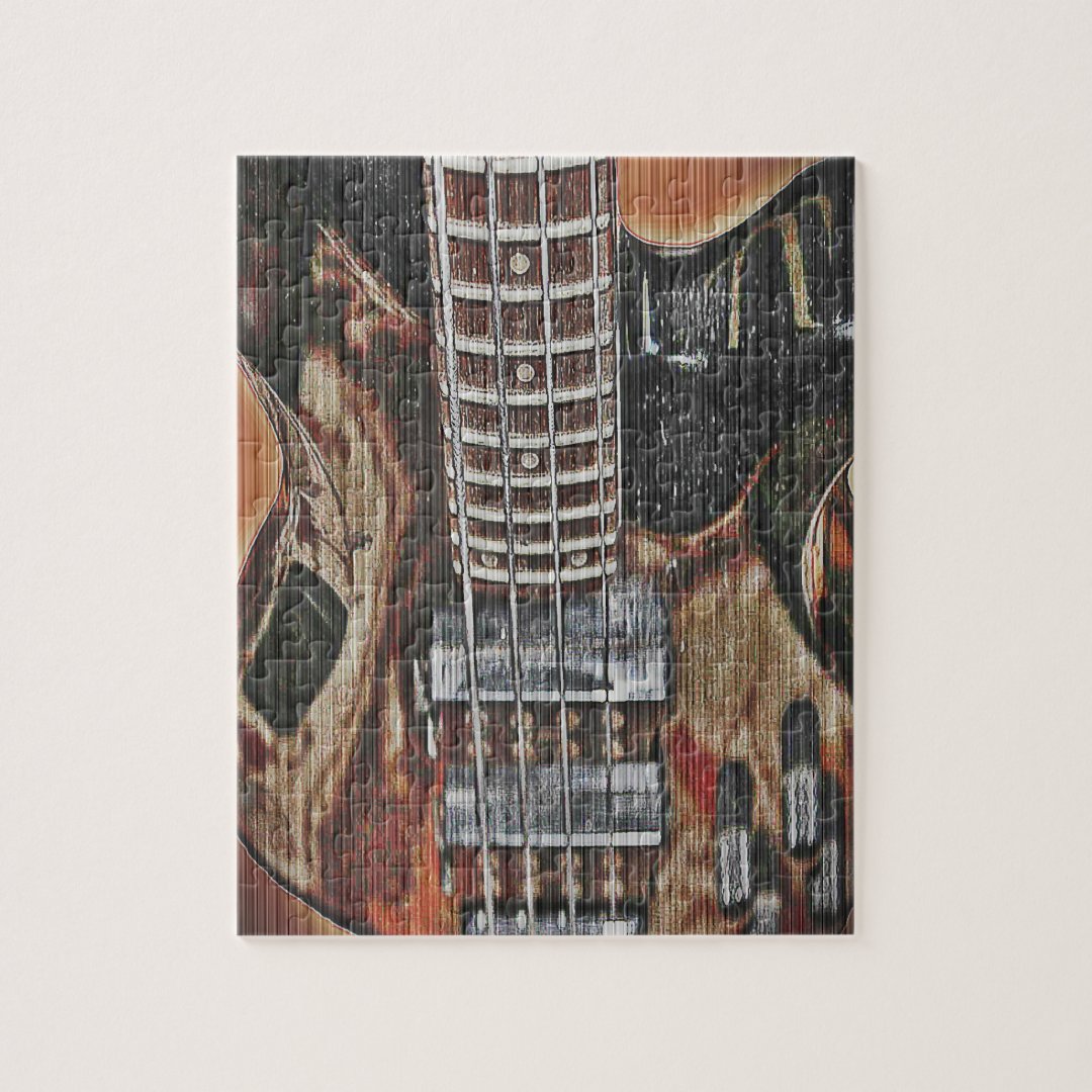 Bass Guitar Jigsaw Puzzle | Zazzle