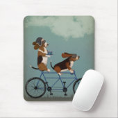 Basset Hound Tandem Mouse Pad | Zazzle