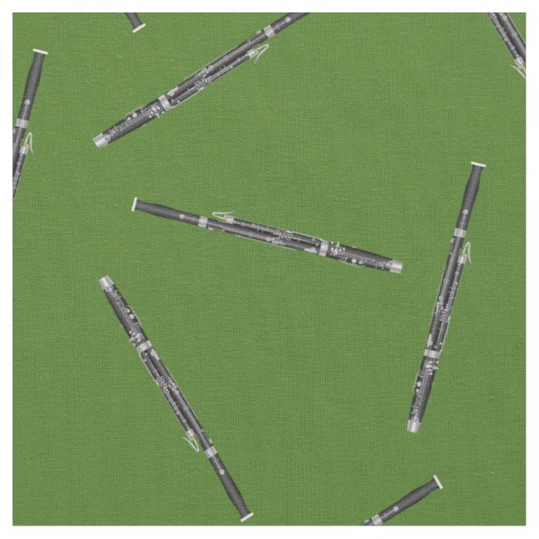 Bassoon Fabric - Dark | Zazzle