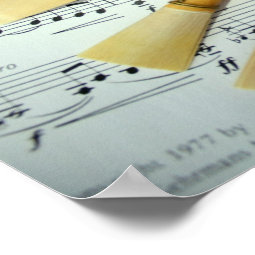 Bassoon Reed Rainbow Poster | Zazzle