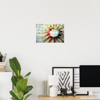 Bassoon Reed Rainbow Poster | Zazzle