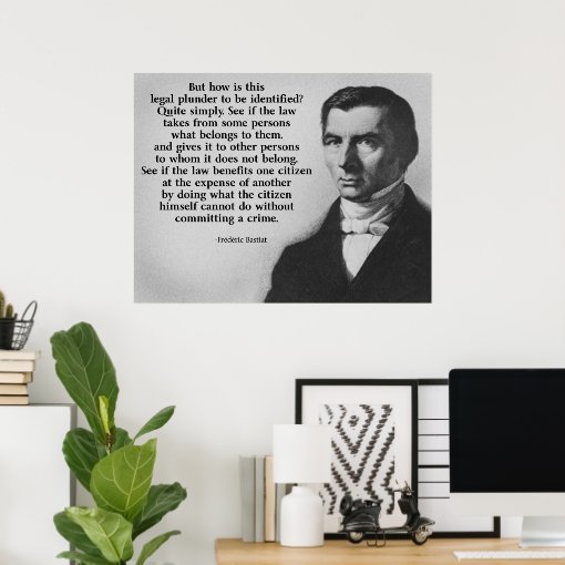 Bastiat Plunder Poster | Zazzle