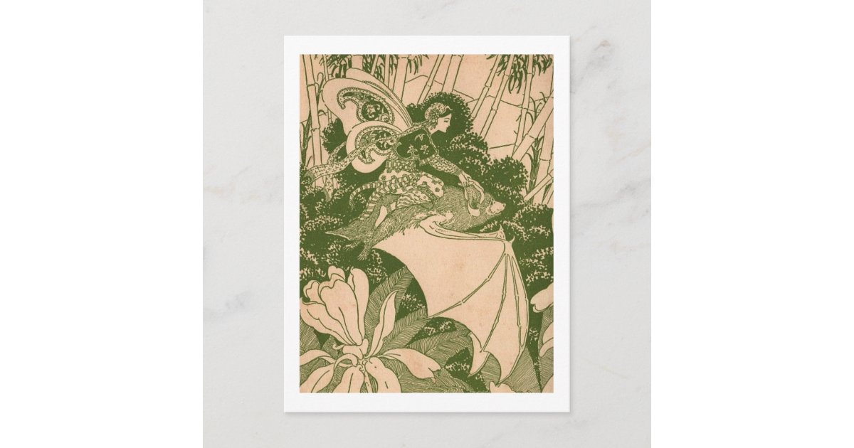 Bat Fairy Postcard | Zazzle
