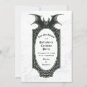 Bat Halloween Costume Party Invitation | Zazzle