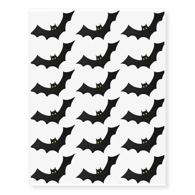Bat Tats Temporary Tattoos | Zazzle