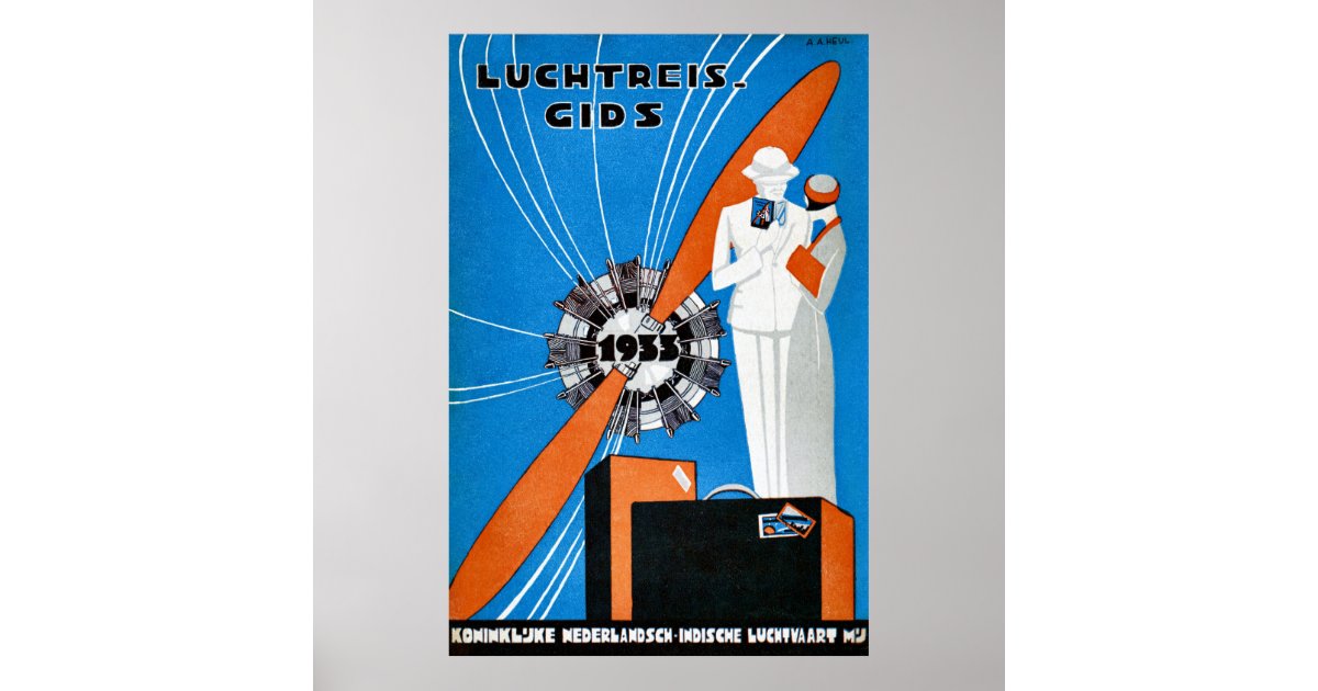 Batavia Dutch Indies Vintage Travel Poster | Zazzle
