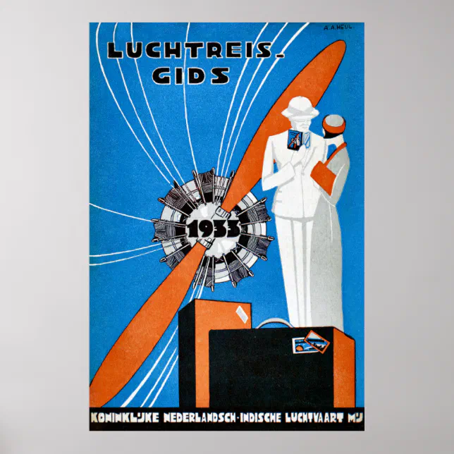 Batavia Dutch Indies Vintage Travel Poster | Zazzle