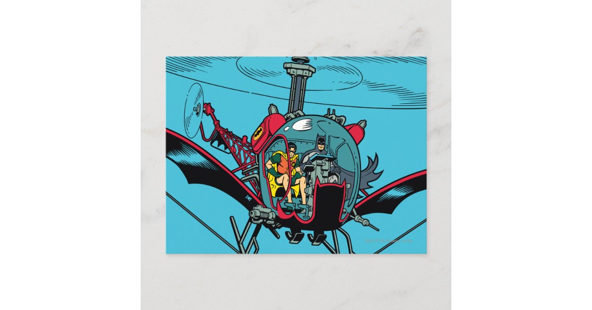 Batcopter Postcard | Zazzle
