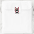 BATES FAMILY CREST - BATES COAT OF ARMS CLASSIC ROUND STICKER | Zazzle