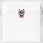 BATES FAMILY CREST - BATES COAT OF ARMS CLASSIC ROUND STICKER | Zazzle