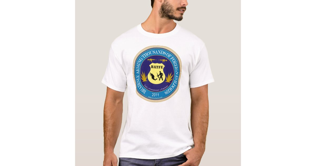 BATFE / ATF Spoof Logo Shirt | Zazzle