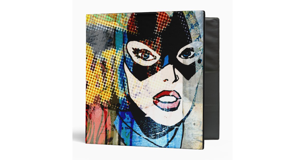 Batgirl Head Binder | Zazzle