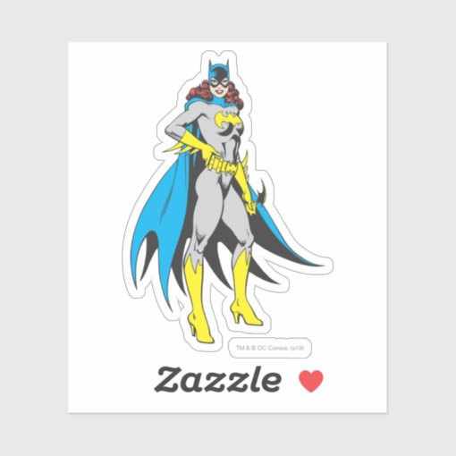 Batgirl Poses Sticker | Zazzle