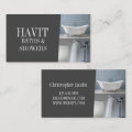 Bath and Shower Installation Business Card | Zazzle