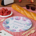 Bath bomb gender neutral birthday party paper plates | Zazzle