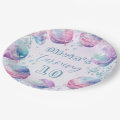 Bath bomb gender neutral birthday party paper plates | Zazzle