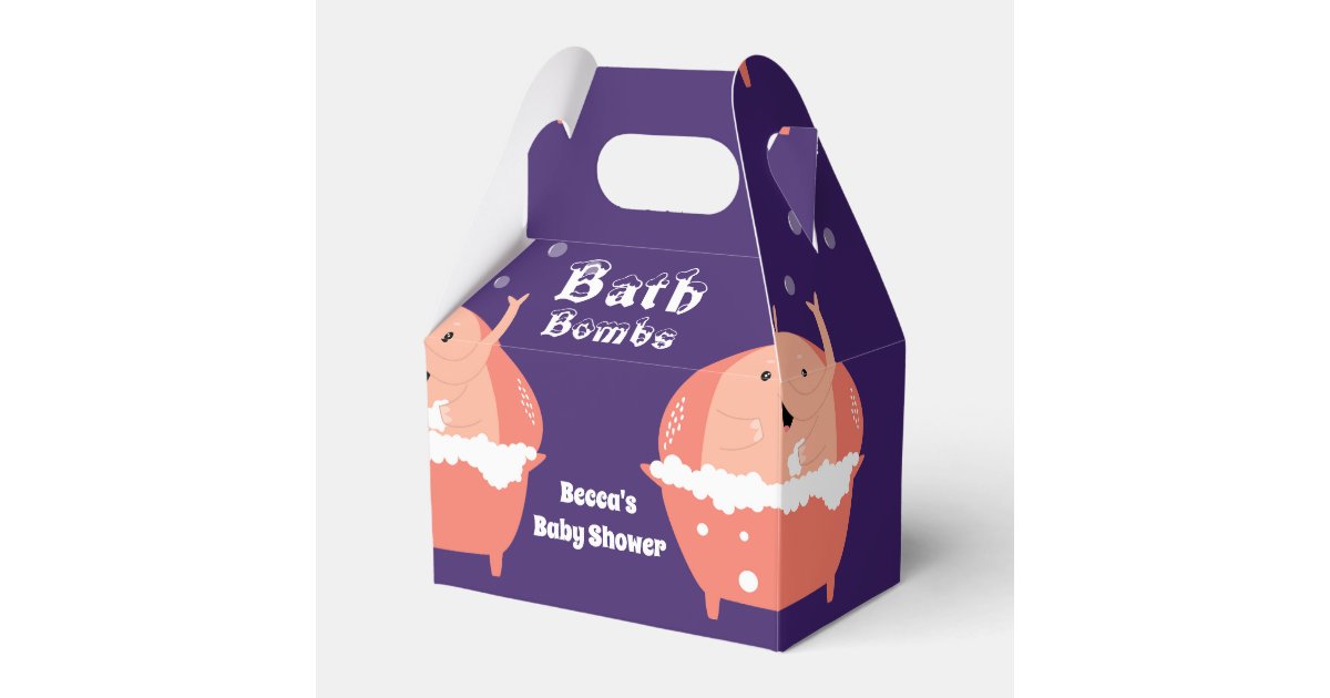 Bath Bombs Favor Boxes | Zazzle