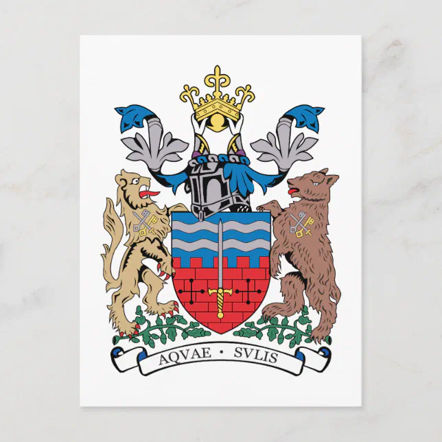Bath Coat of Arms Postcard | Zazzle