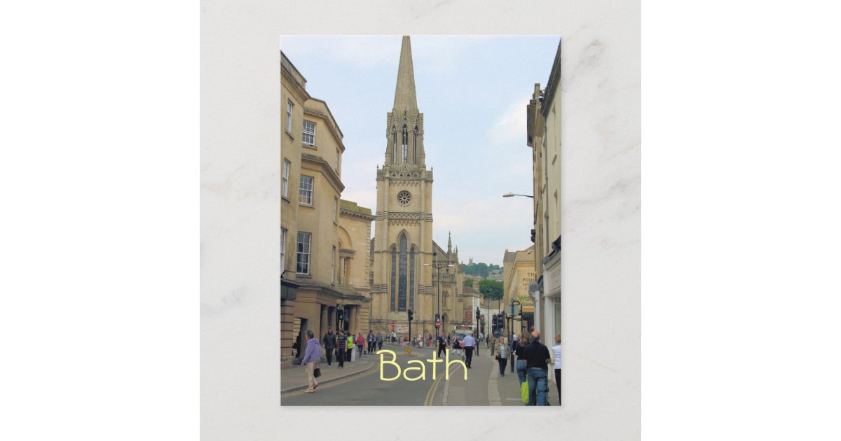 Bath postcard | Zazzle
