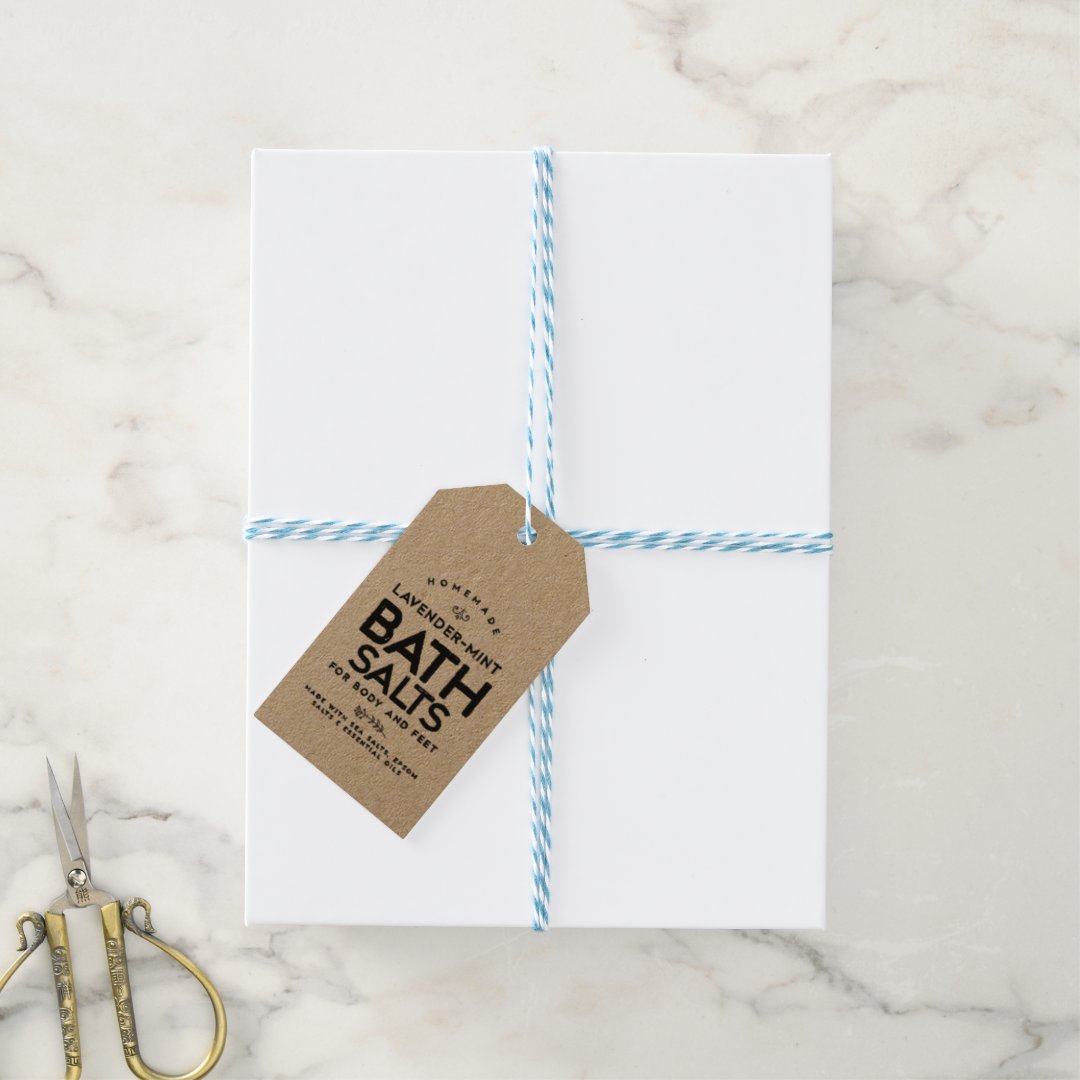 Bath Salts Gift Tag | Zazzle
