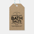 Bath Salts Gift Tag | Zazzle