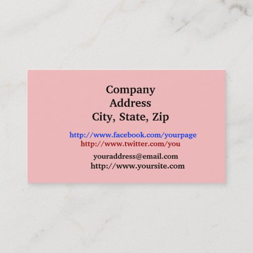Bath Shop Business Card | Zazzle