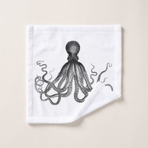 Bath Towel Set Octopus | Zazzle