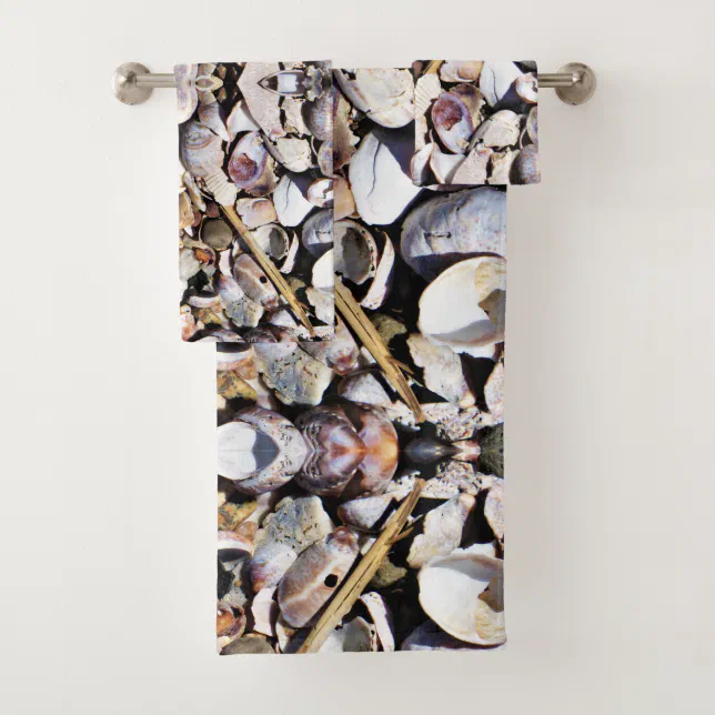 Bath Towel Set - Sea Shells | Zazzle