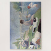 Bathers Georges Seurat Neo Impressionist Painting Jigsaw Puzzle | Zazzle