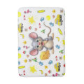 Bathmat Mouse Yellow Cheese Cat Stars Trucks | Zazzle