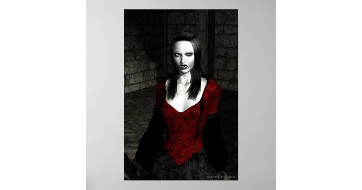 Bathory Gothic Artwork Poster | Zazzle