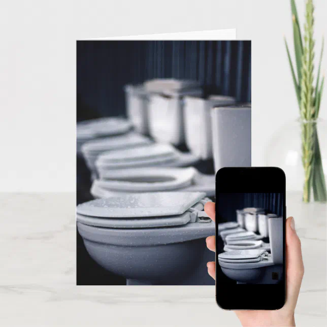 Bathroom Break! Card | Zazzle