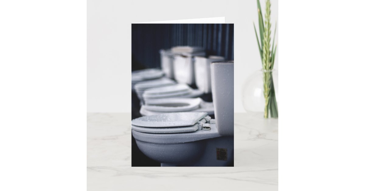 Bathroom Break! Card | Zazzle