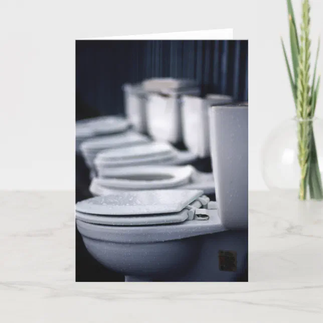 Bathroom Break! Card | Zazzle