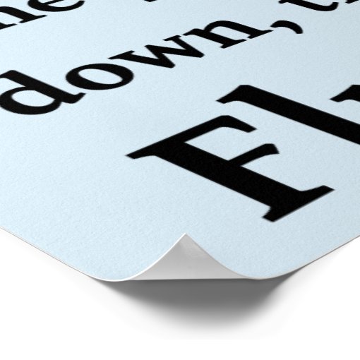 Bathroom Flush Poster | Zazzle