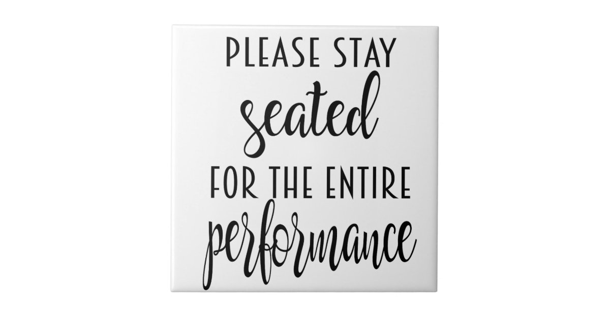 Bathroom Humor Sign, Toilet Humor Ceramic Tile | Zazzle