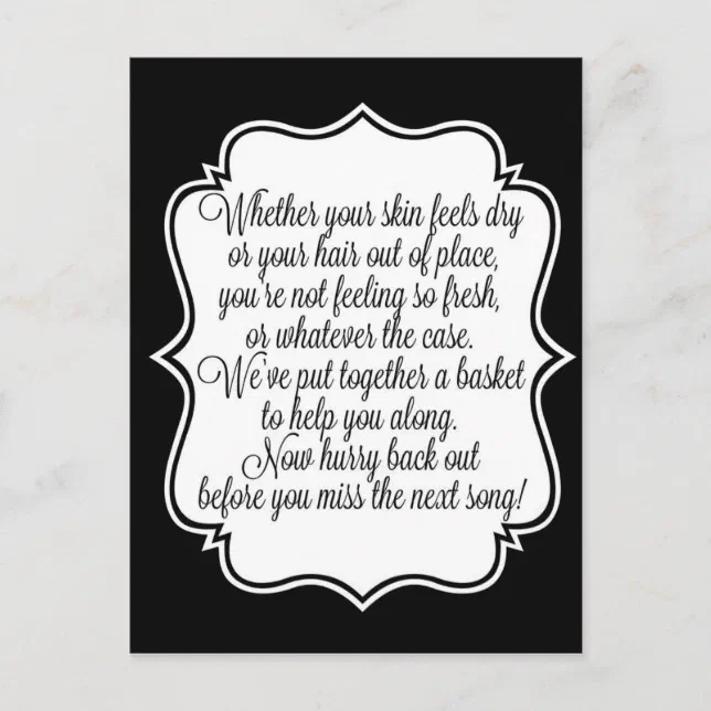 BathroomSign.jpg Postcard | Zazzle