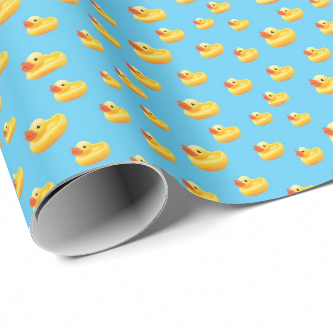 Bathtub Duck Wrapping Paper | Zazzle