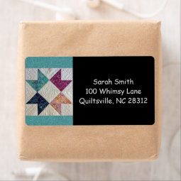 Batik Quilt Address Labels | Zazzle